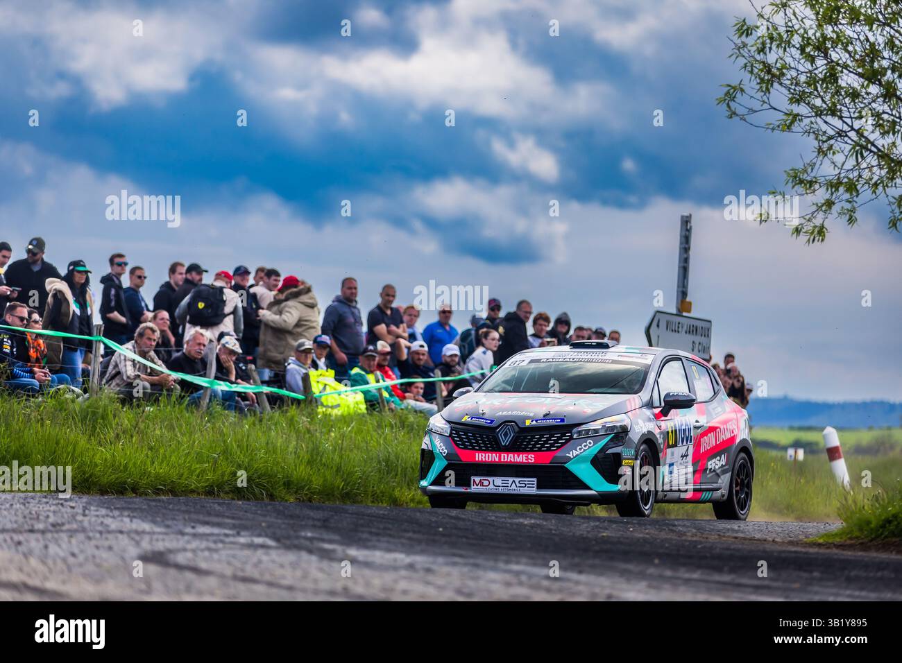 87 CHALVIN Emma, QUARTINI Charlyne, Renault Clio Rally5, action during ...