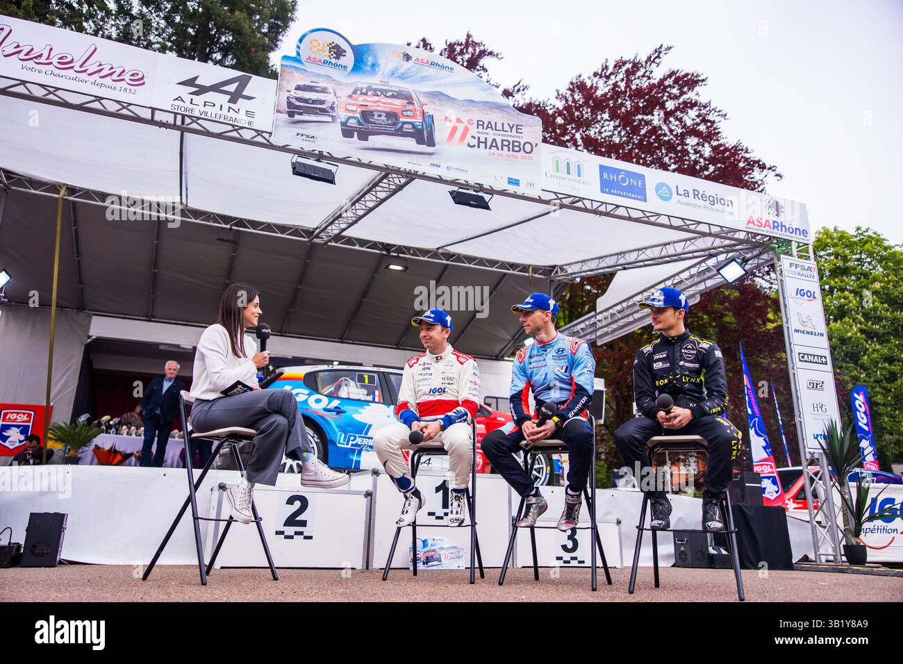 BONATO Yoann, BOULLOUD Benjamin, Citroën C3 Rally2, Trajectus ...