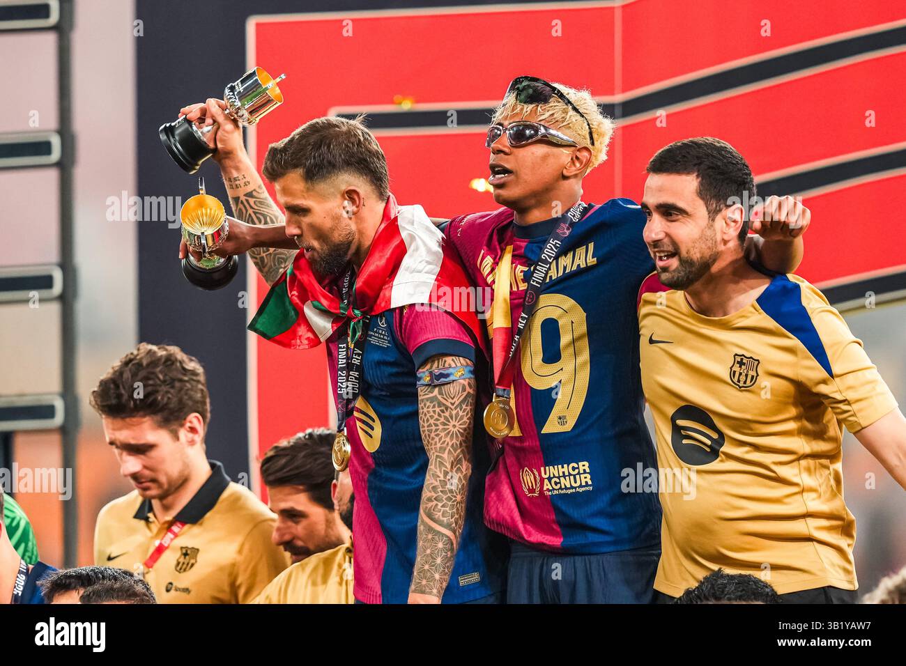 Lamine Yamal of FC Barcelona during the Spanish Cup, Copa del Rey ...