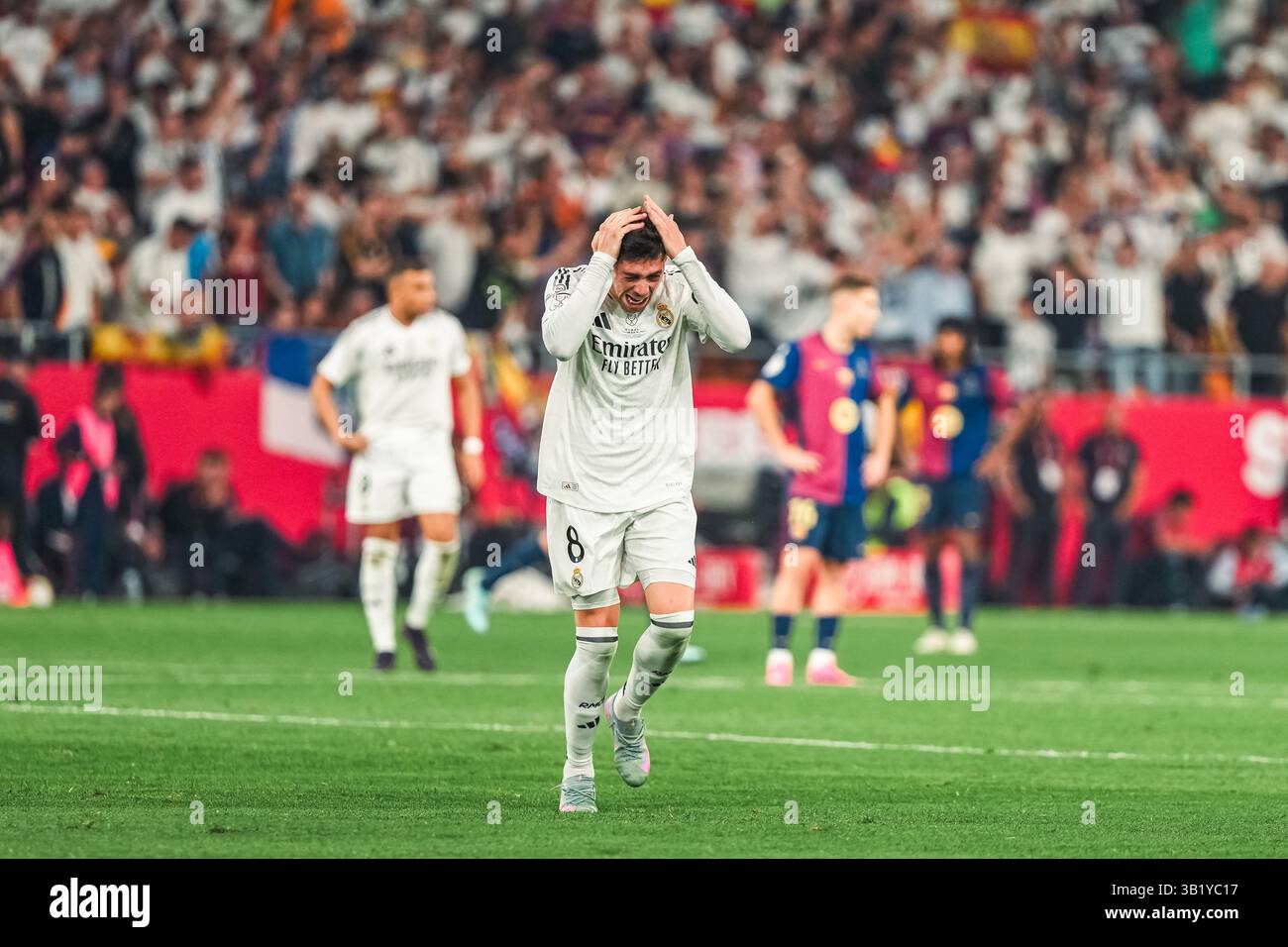 Fede Valverde of Real Madrid CF during the Spanish Cup, Copa del Rey ...