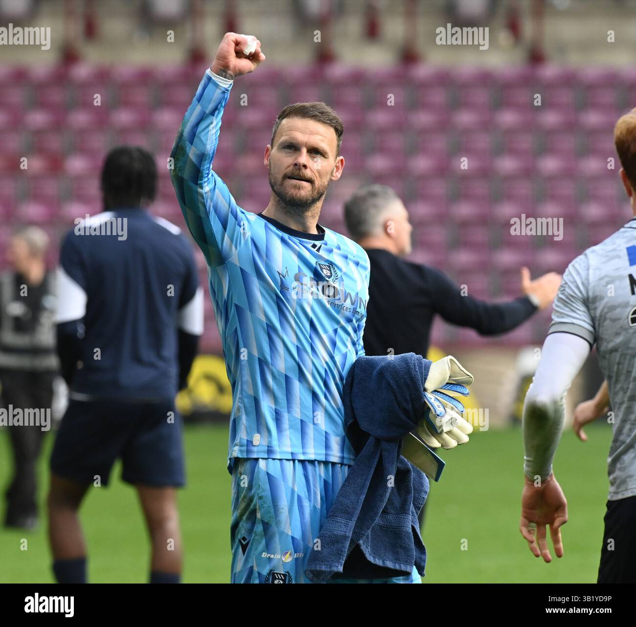 Tynecastle Park .Edinburgh. Scotland UK. 26th April 25 William Hill ...