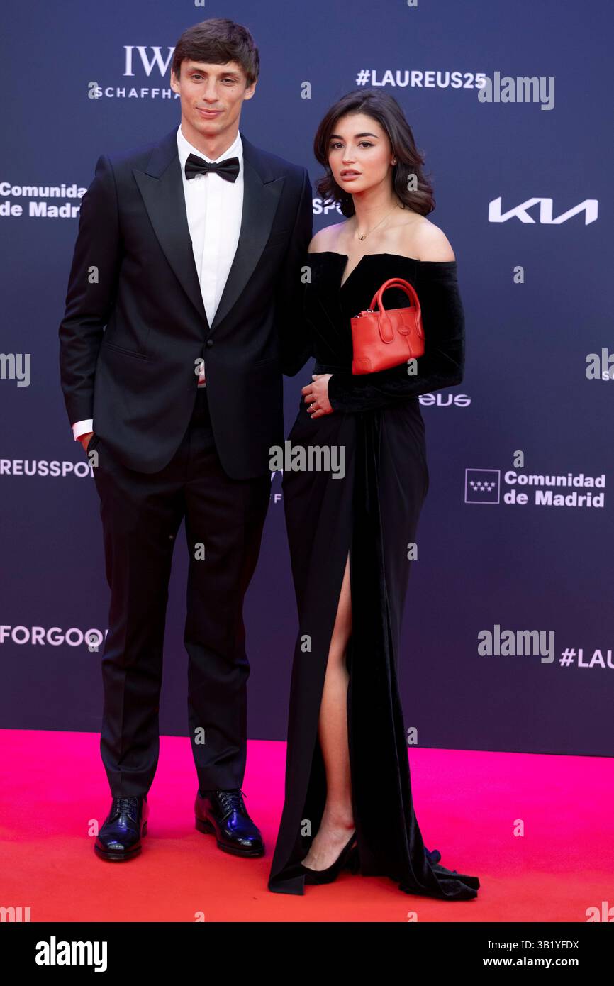 Robin Le Normand and Cassandra Cano attended 'the Laureus World Sports ...