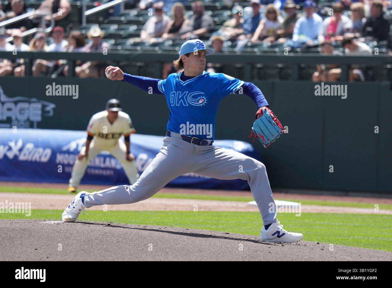 APRIL 26 2025: Oklahoma City pitcher Landon Knack (31) throws a pitch ...