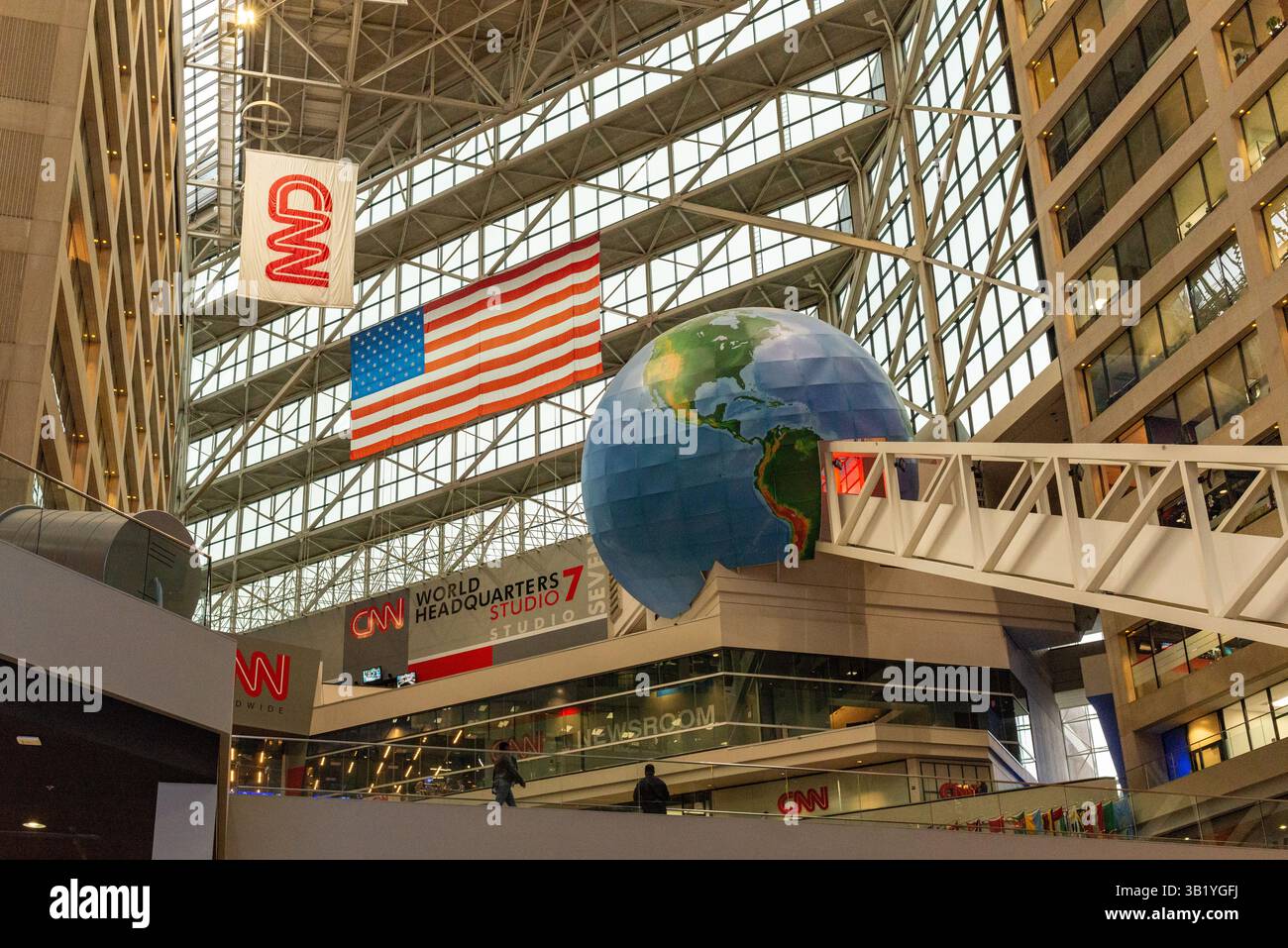 Cnn logo building atlanta hi-res stock photography and images - Alamy