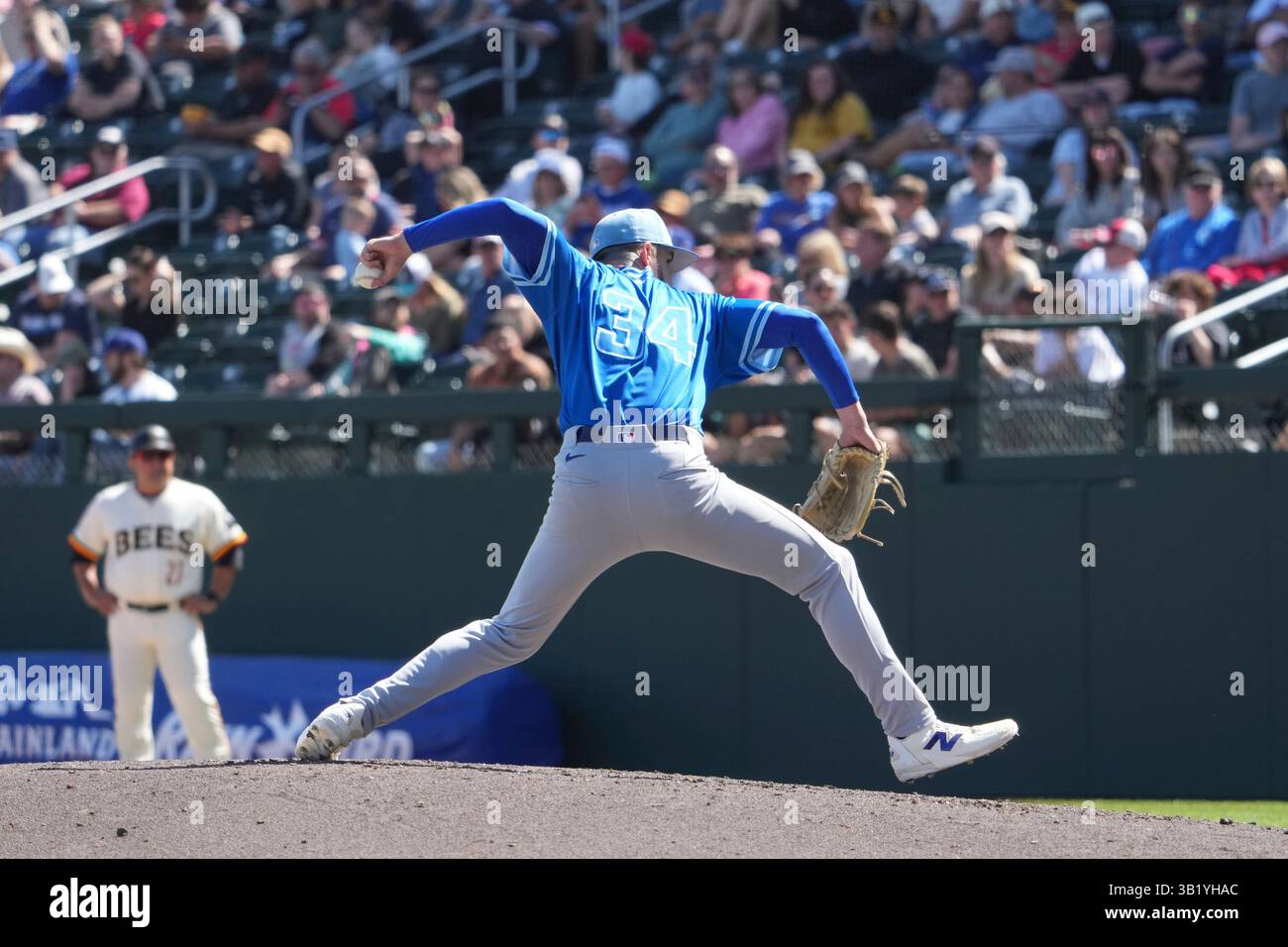 APRIL 26 2025: Oklahoma City pitcher Joe Jacques (34) throws a pitch ...