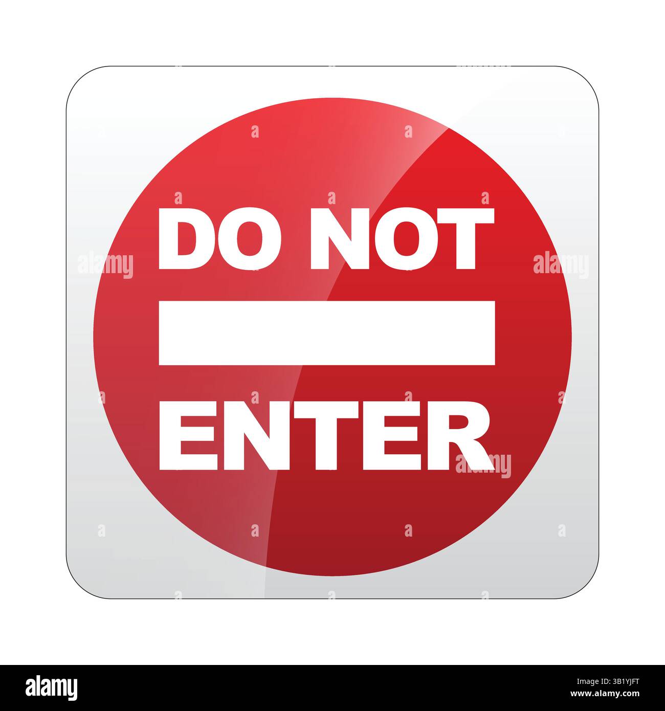No access symbol safety Cut Out Stock Images & Pictures - Alamy
