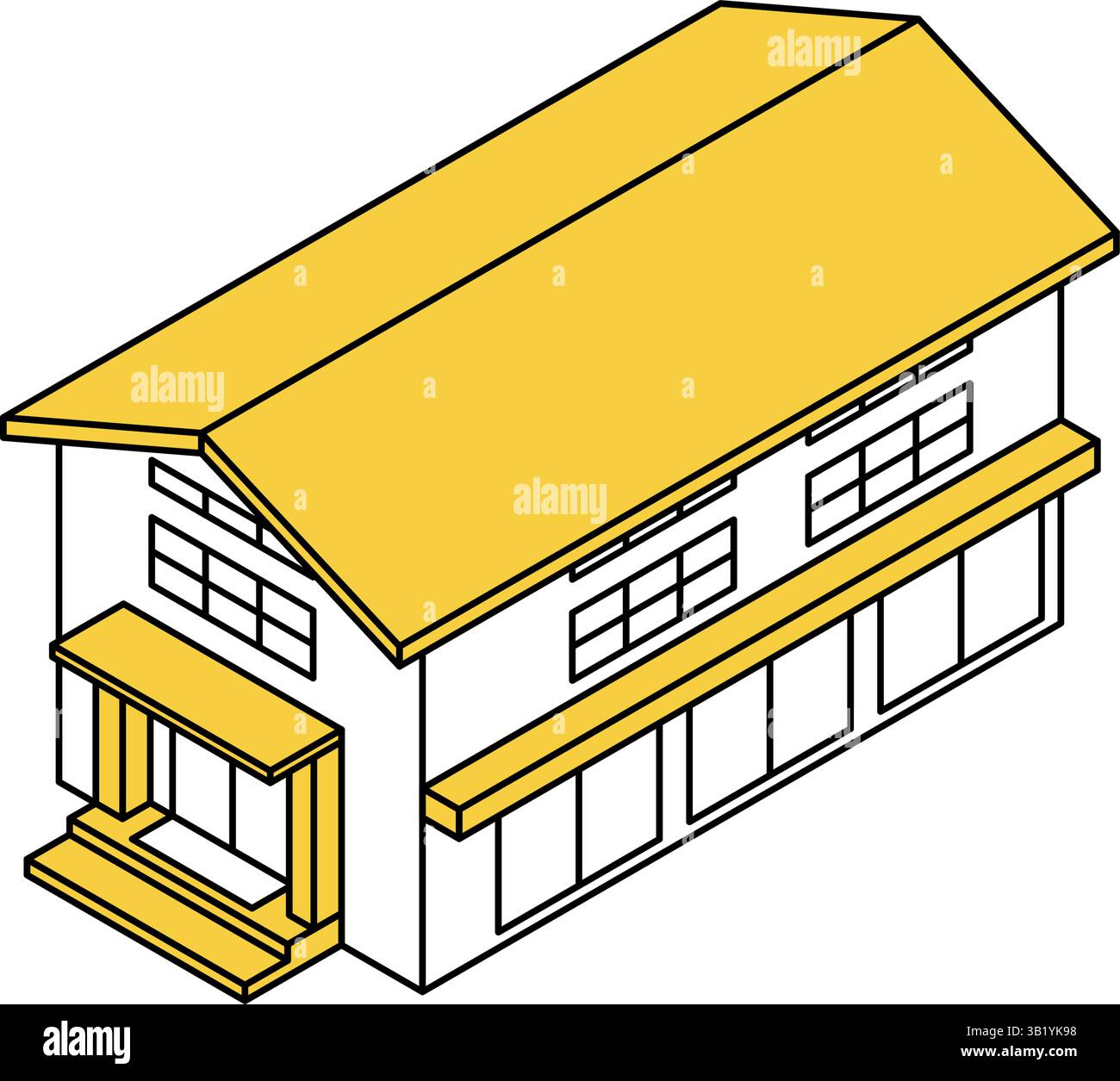 Isometric illustration of a gymnasium, auditorium, store, public ...