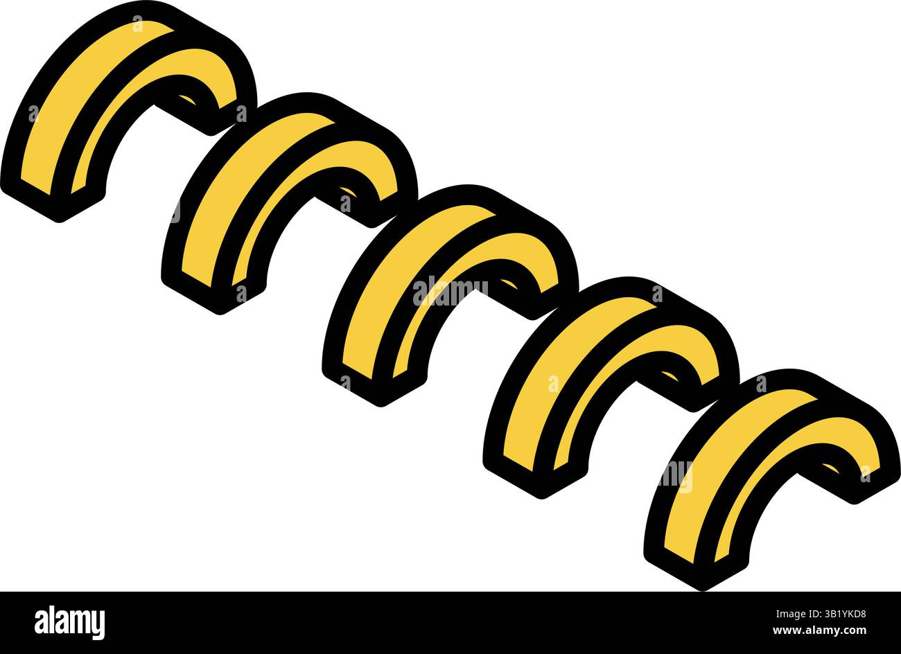 Isometric illustration of a simple line drawing of a track (400 meters ...