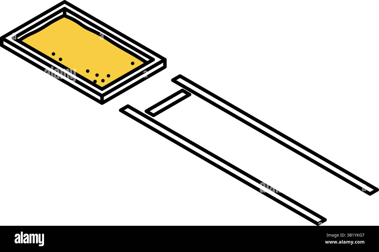 Isometric illustration of a simple line drawing of a long jump, Vector ...