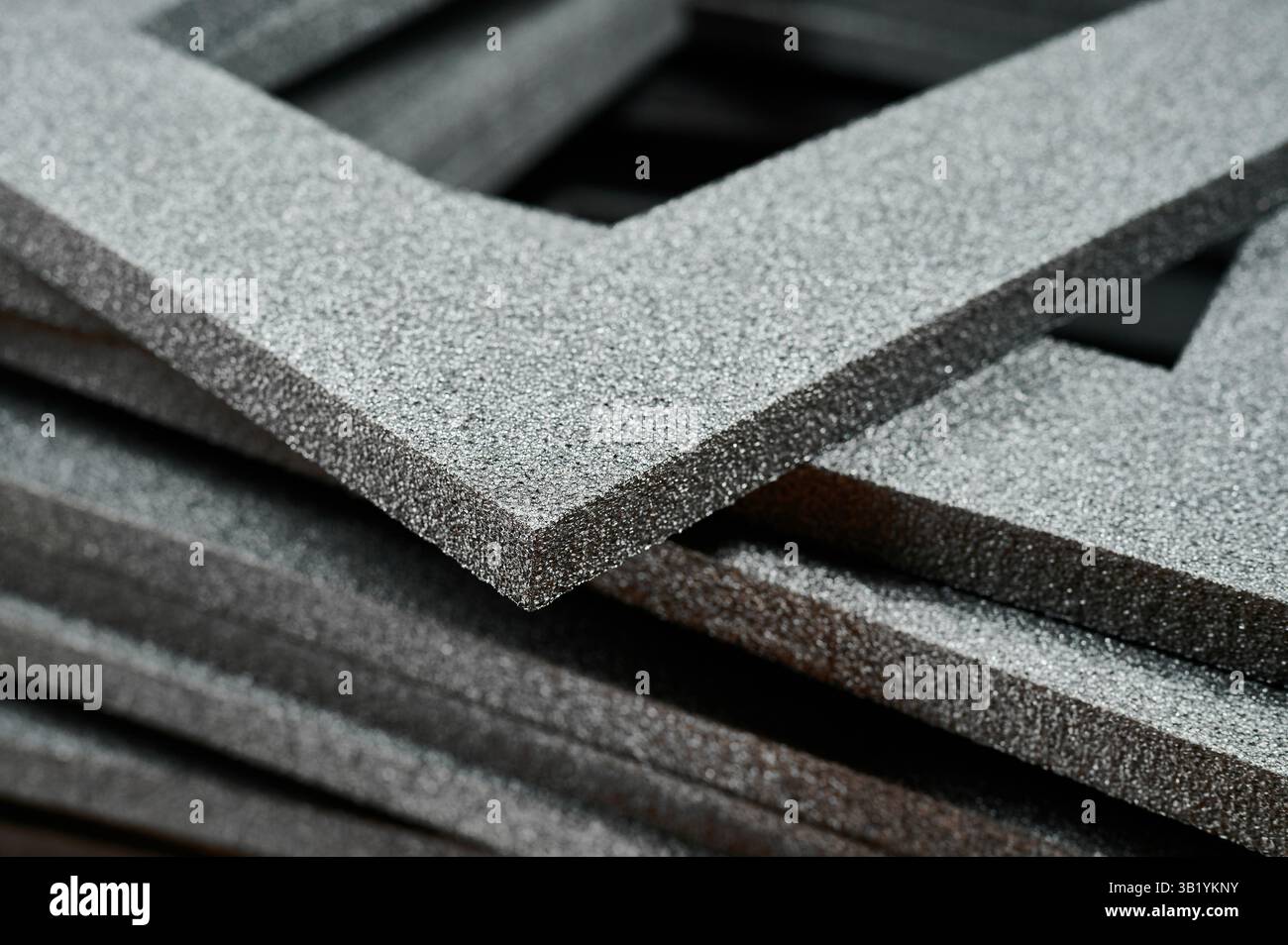 Foam frames neatly arranged, perfect for cushioning and protecting ...