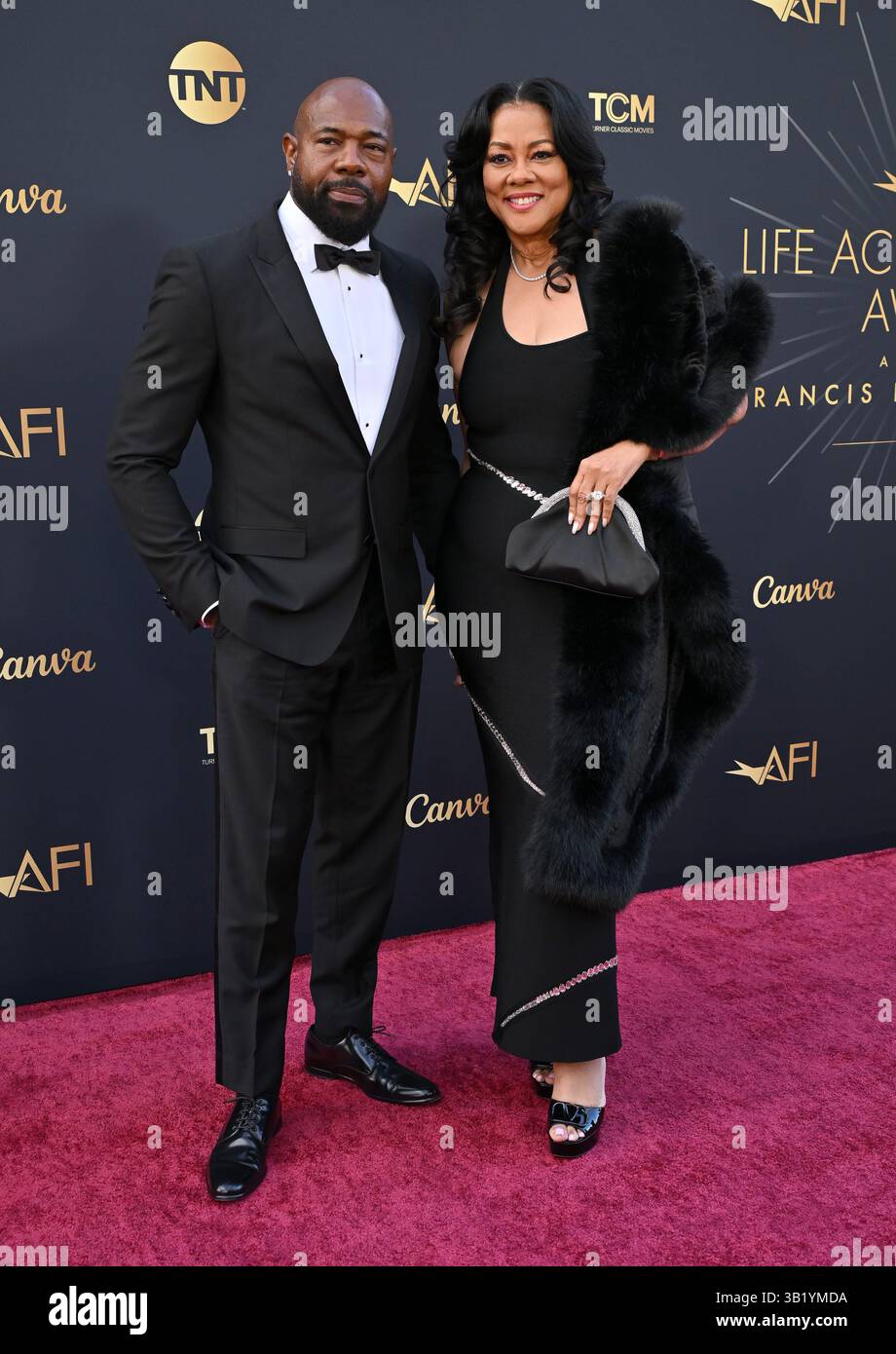 Hollywood, USA. 26th Apr, 2025. Antoine Fuqua and Lela Rochon arriving at the 50th AFI Life ...