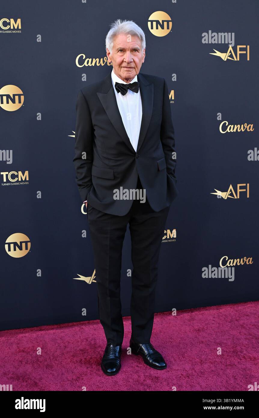 Harrison Ford arriving at the 50th AFI Life Achievement Award Tribute ...