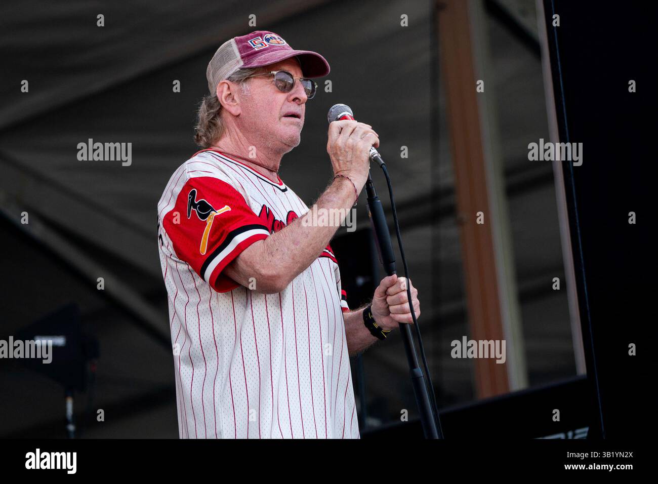 Quint Davis is seen during the first weekend of the New Orleans Jazz ...