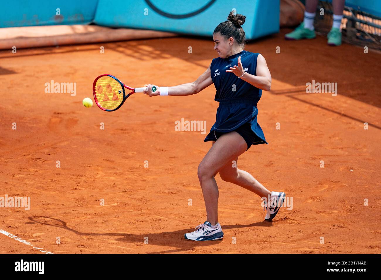 April 26, 2025, Madrid, Madrid, Spain: Jasmine Paolini of Italy is in ...