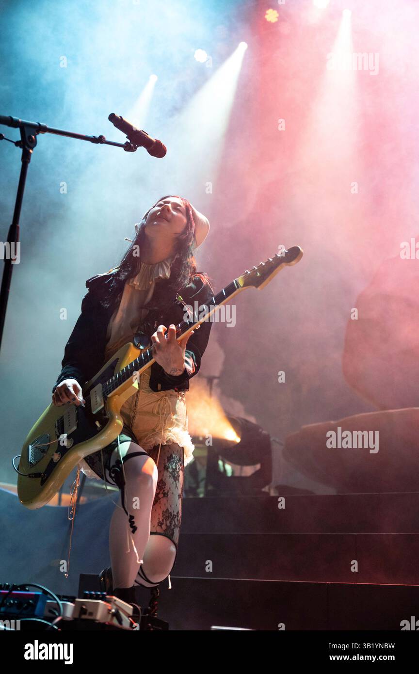 Michelle Zauner, of Japanese Breakfast, performs on Saturday, April 26 ...