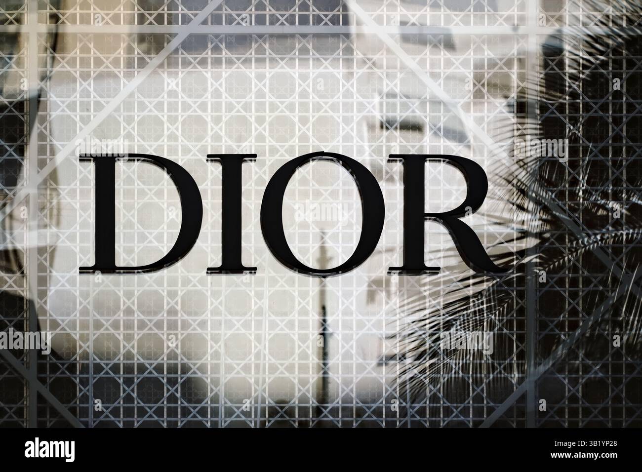 Honolulu, HI - Dec 23, 2025: Christian Dior designer label retail ...