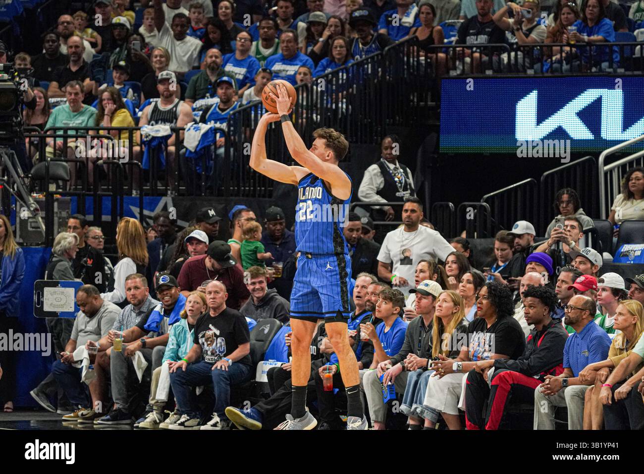 Orlando, Florida, USA, April 25, 2025, Orlando Magic forward Franz ...