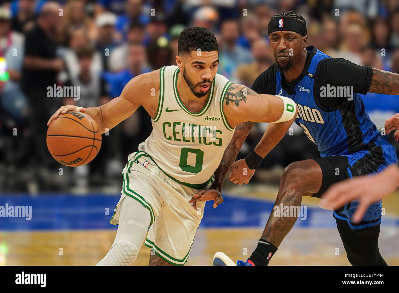 Orlando, Florida, USA, April 25, 2025, Boston Celtics forward Jayson ...