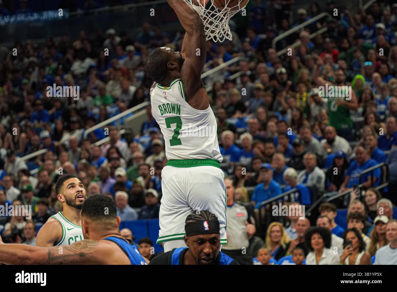 Orlando, Florida, USA, April 25, 2025, Boston Celtics forward Jaylen ...