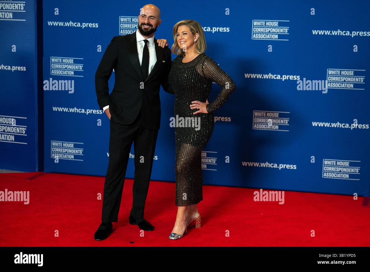 Boris Sanchez, Brianna Keilar attend the 2025 White House ...