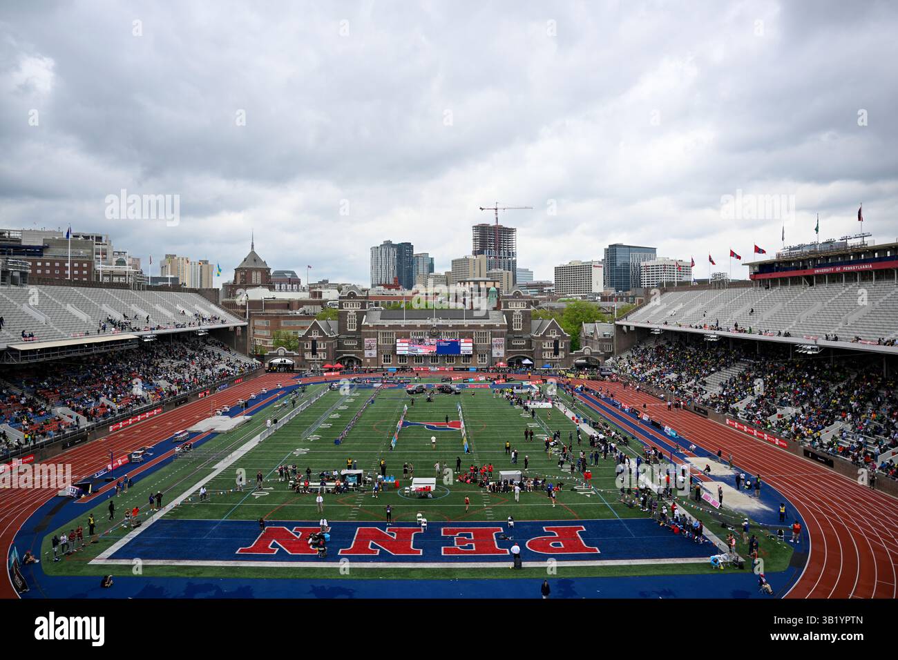 PHILADELPHIA, PA - APRIL 26: A general view of Franklin Field is shown ...