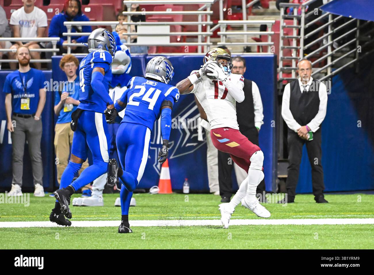 ST. LOUIS, MO - APRIL 26: Michigan Panthers Wide Receiver Malik Turner ...