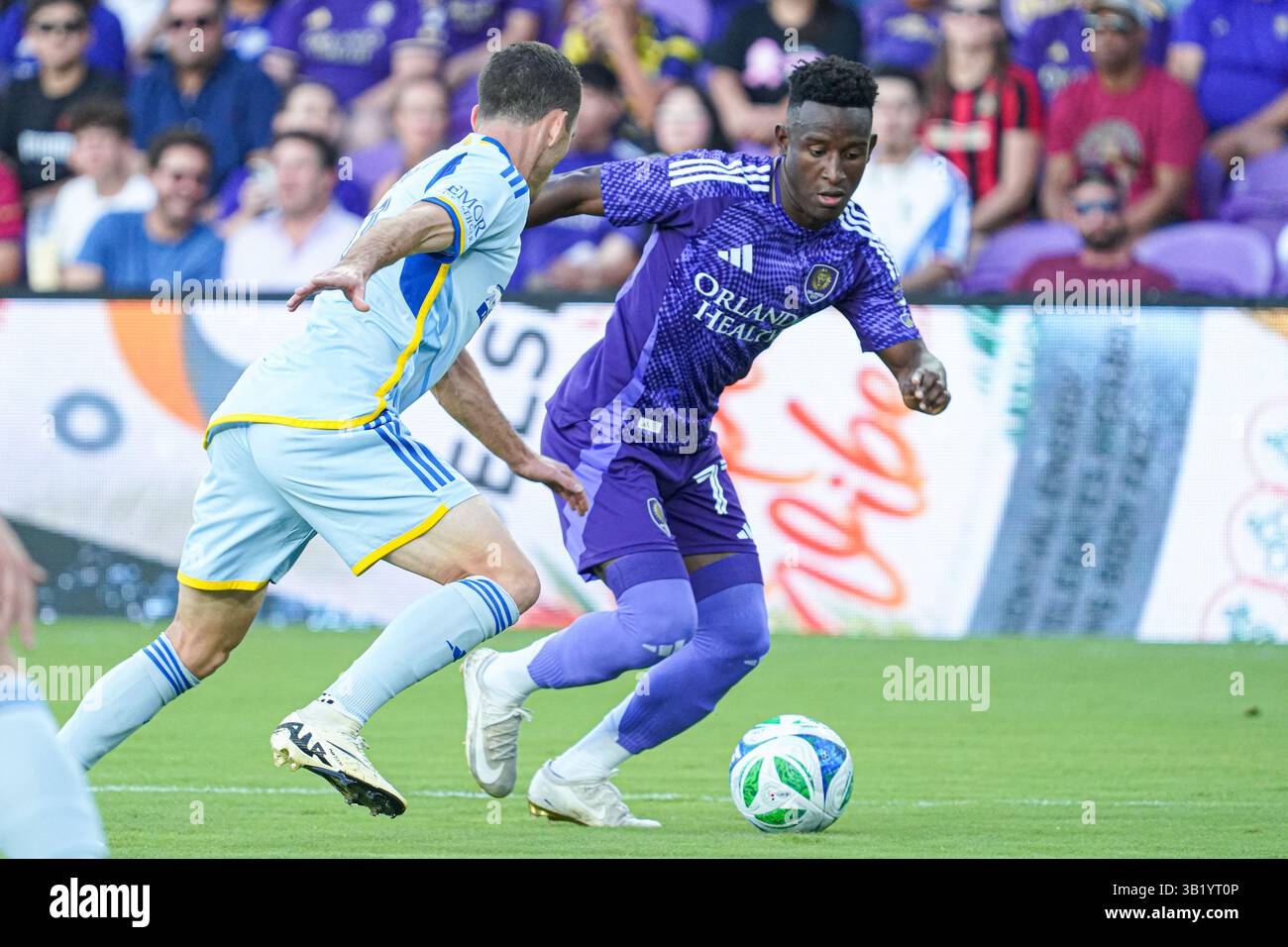 Orlando, Florida, USA, April 26, 2025, Orlando City SC midfielder Ivan ...