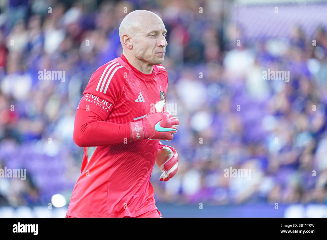 Orlando, Florida, USA, April 26, 2025, Atlanta United goalkeeper Brad ...