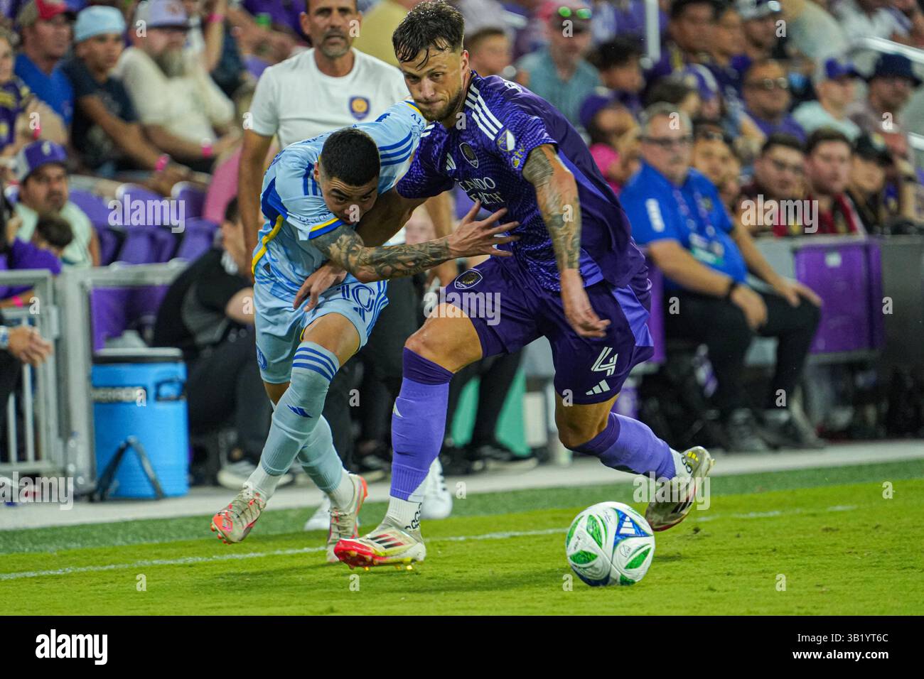 Orlando, Florida, USA, April 26, 2025, Orlando City SC player David ...
