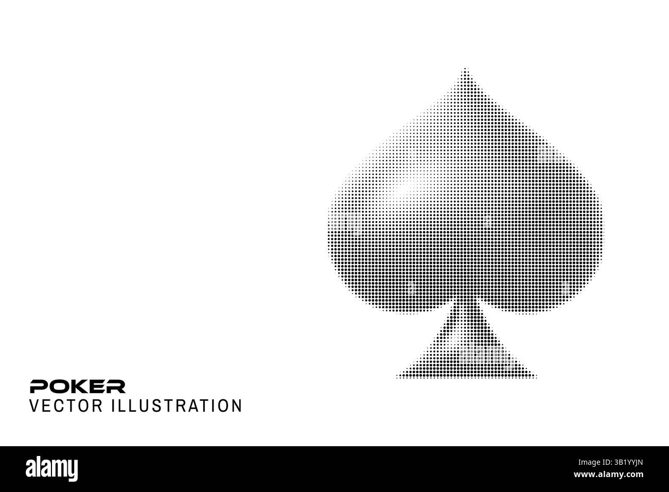 Poker poster background Black and White Stock Photos & Images - Alamy