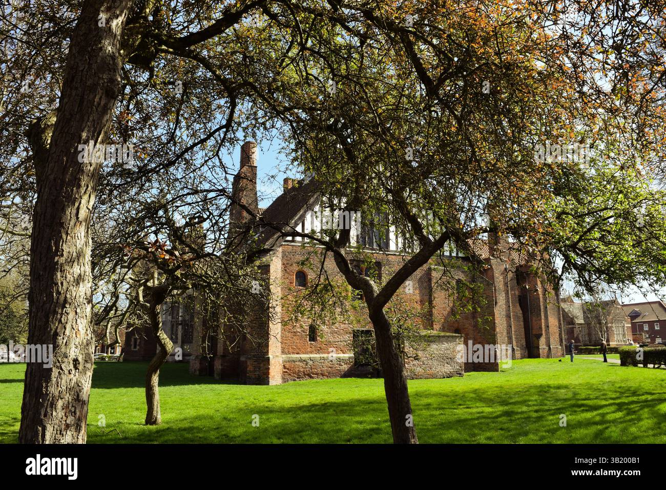 West Wing of Gainsborough Old Hall Stock Photo - Alamy