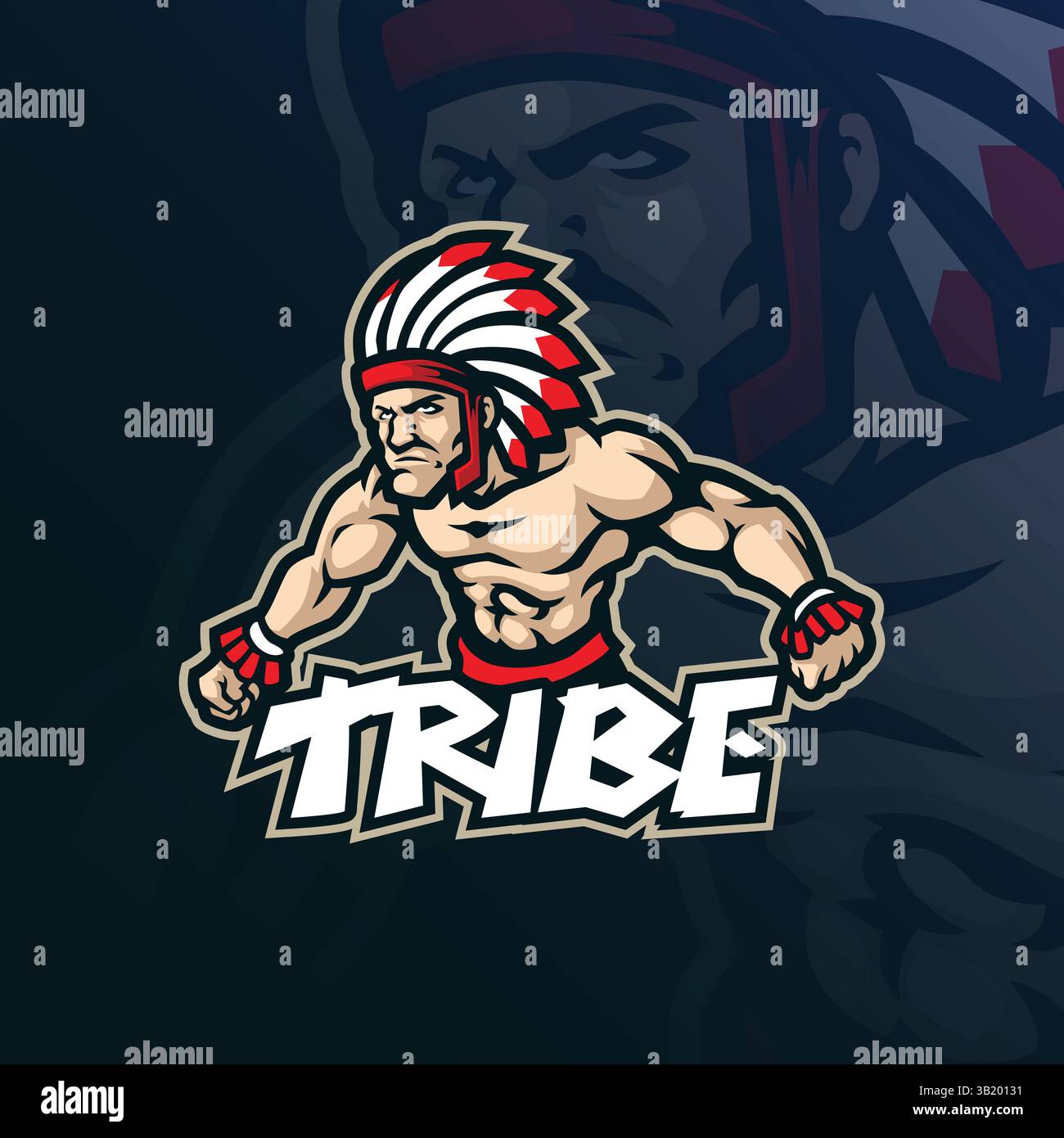Tribe logo design vector with modern illustration concept style for ...