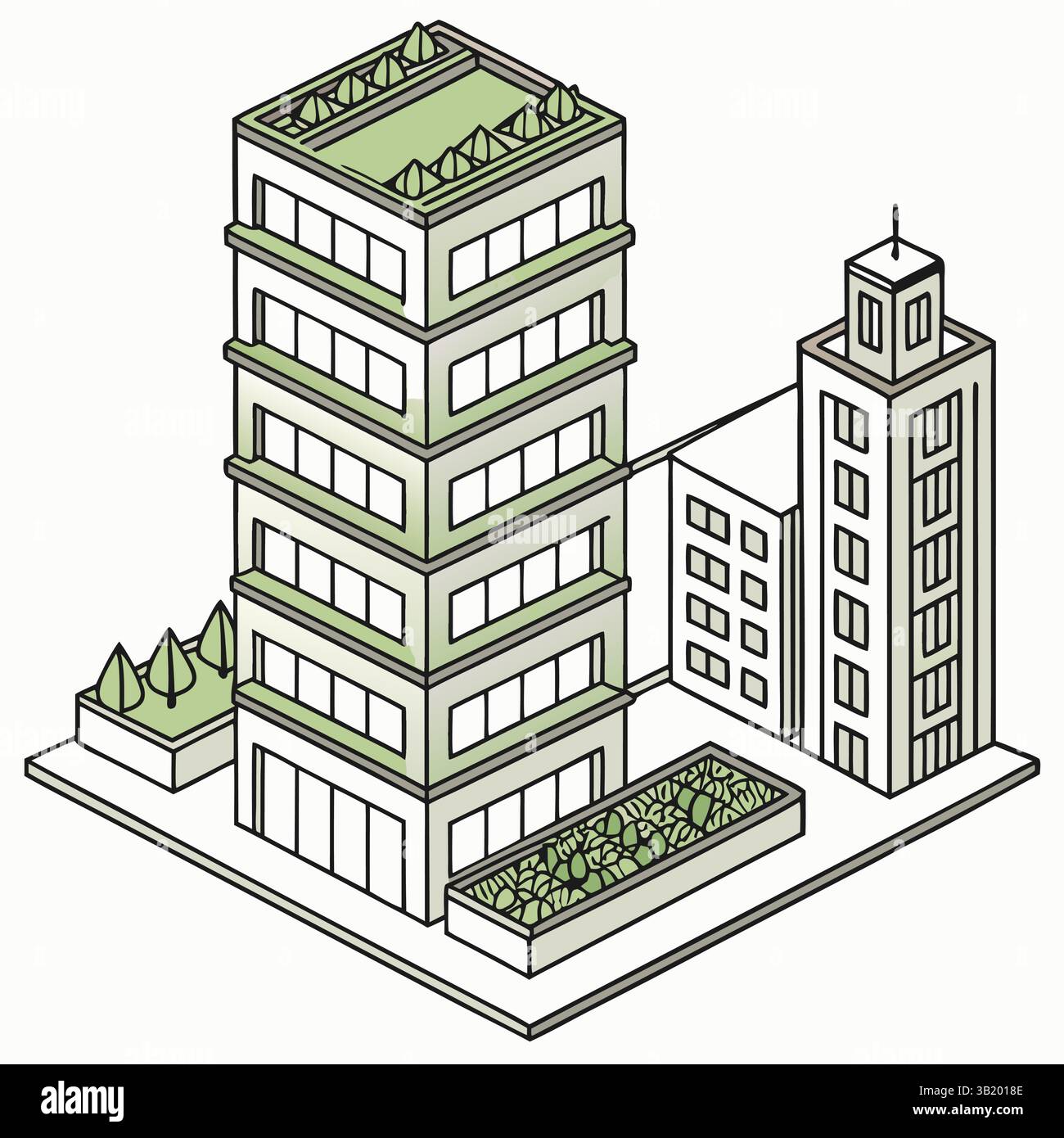 Commercial gardens Stock Vector Images - Alamy