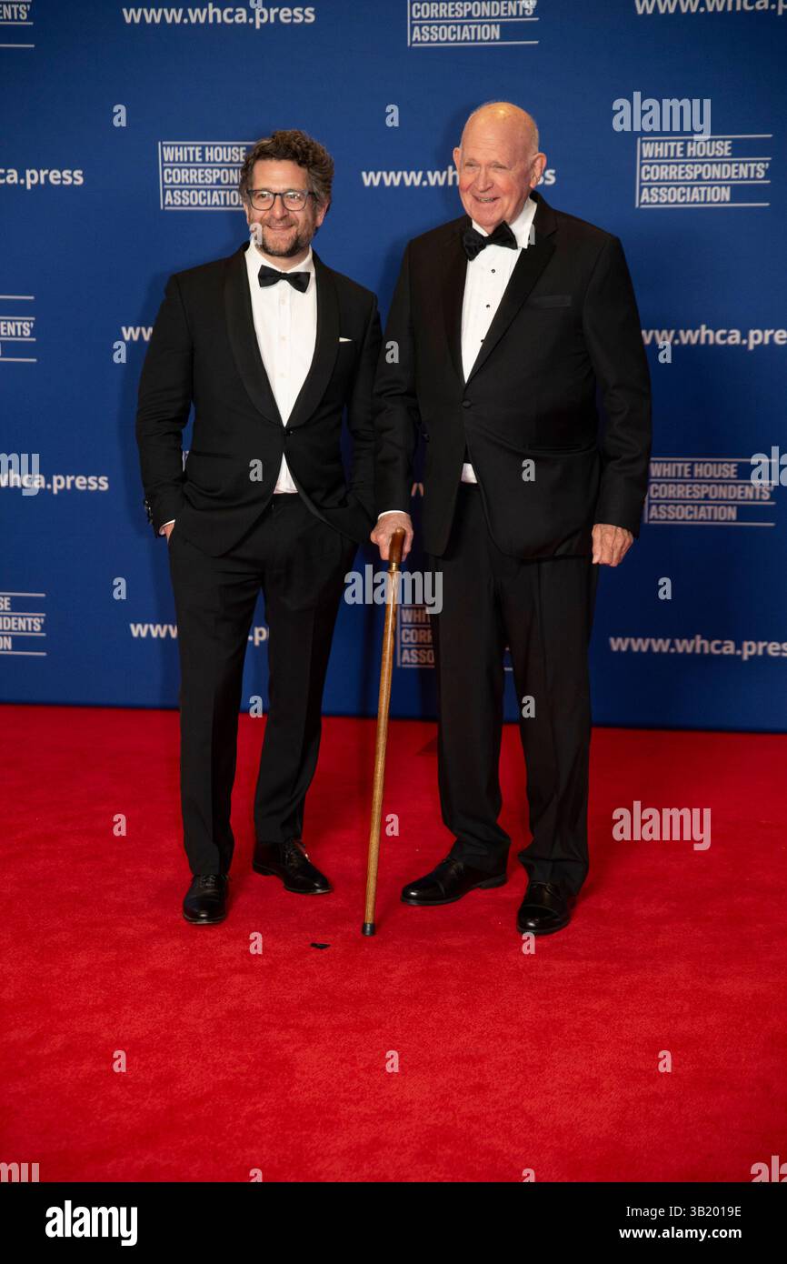 Washington, DC. 26th Apr, 2025. Alex Leary arrives for the 2025 White ...