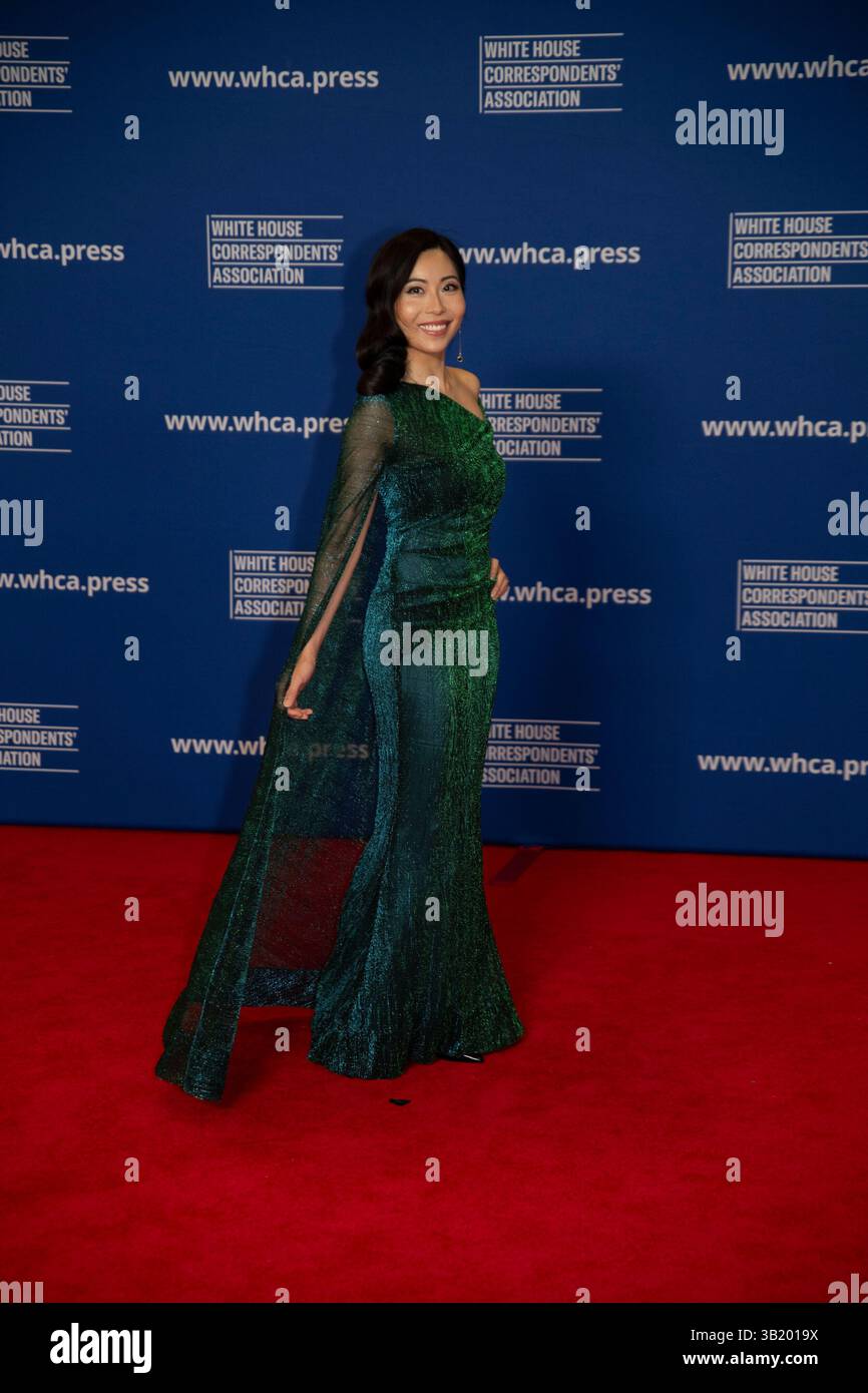 Washington, DC. 26th Apr, 2025. Sabrina Wang of ABC arrives for the ...