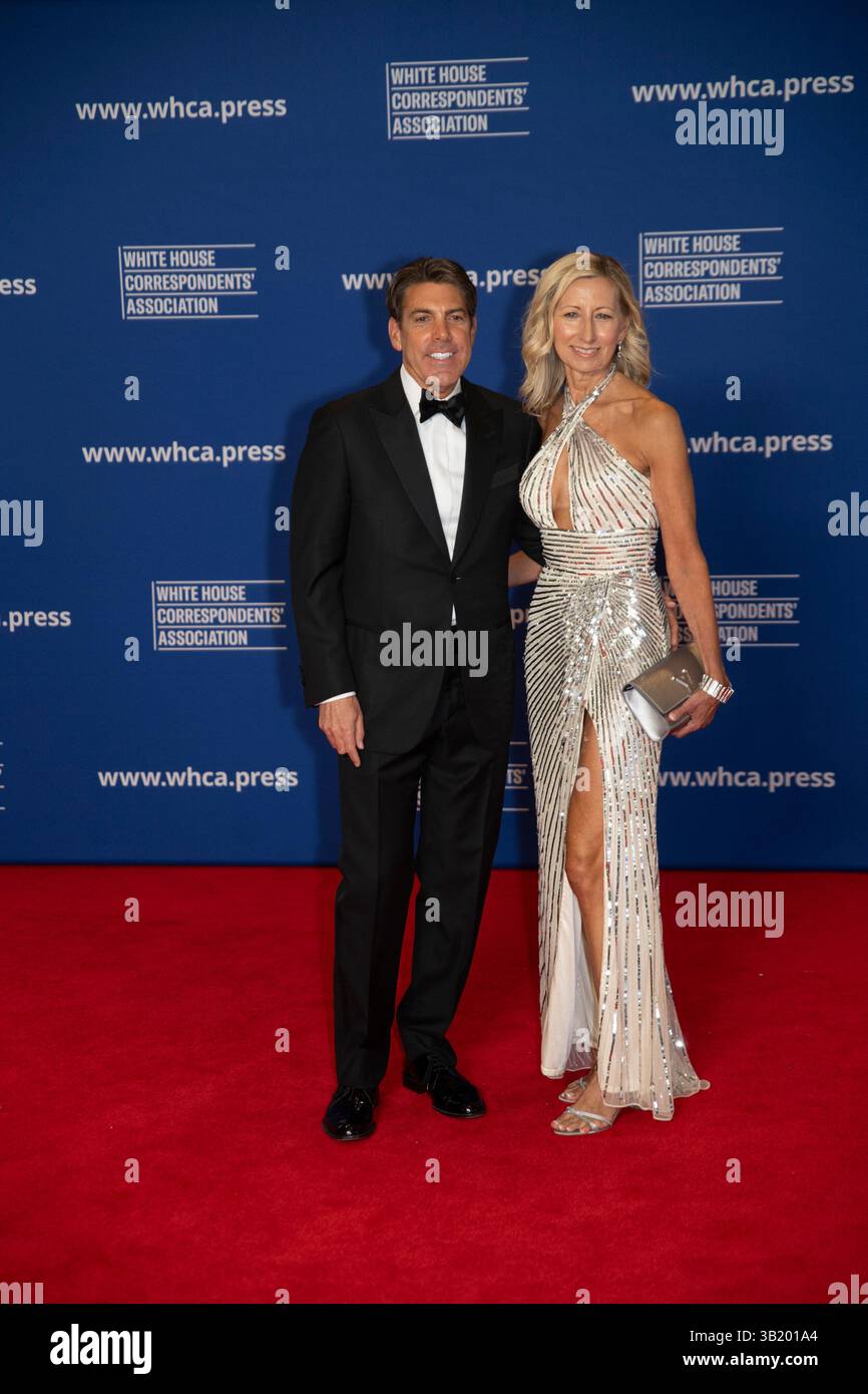 Washington, DC. 26th Apr, 2025. Jon Decker arrives for the 2025 White ...