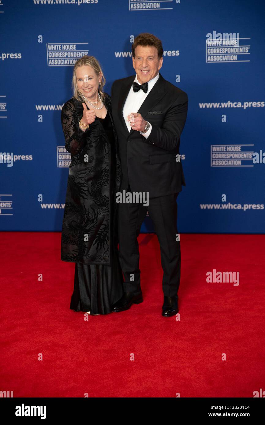 Washington, DC. 26th Apr, 2025. Jake and Tracie Steinfeld arrive for ...