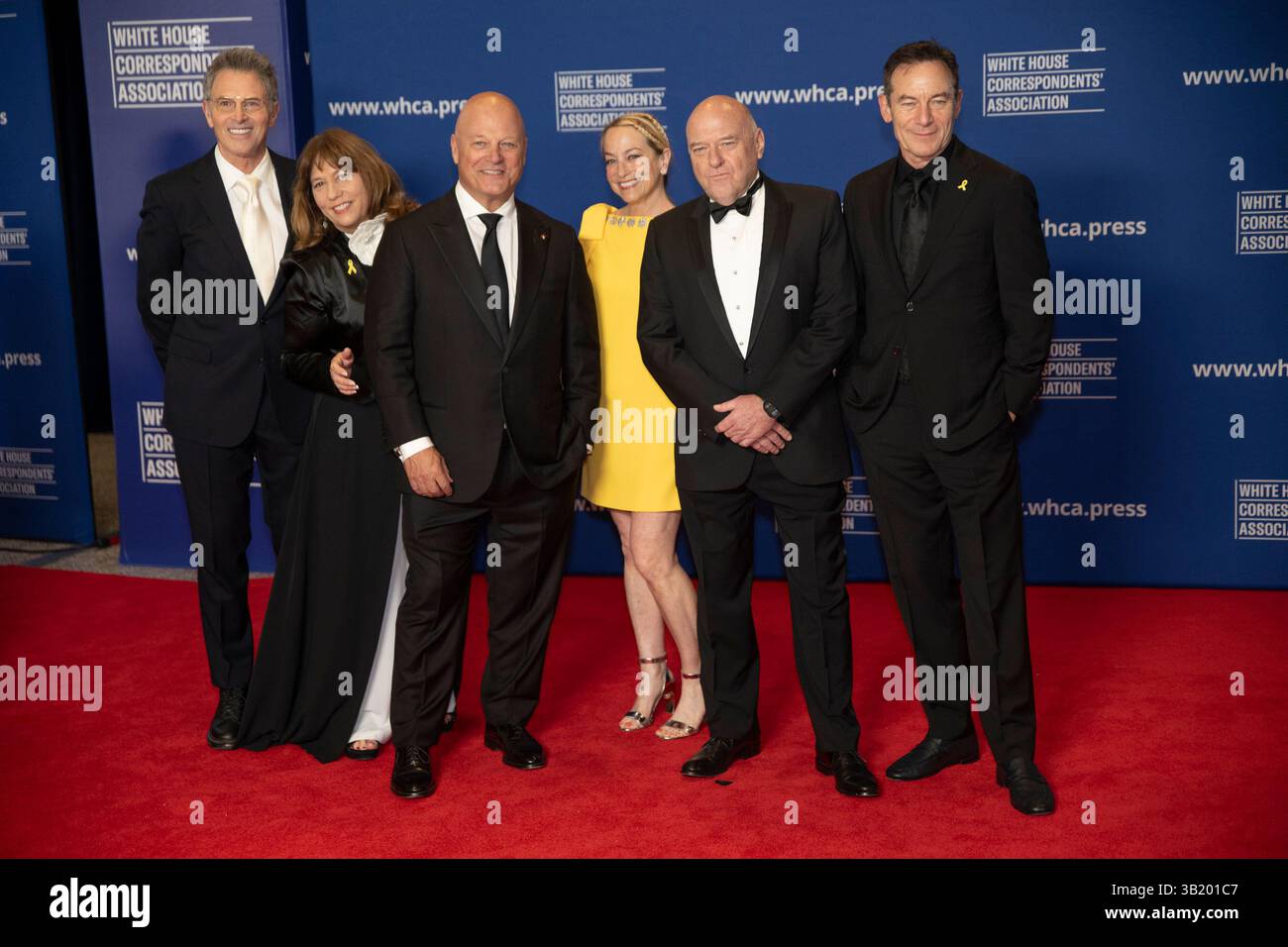 Washington, DC. 26th Apr, 2025. (L-R) Tim Daly, Robin Bronk, Michael ...