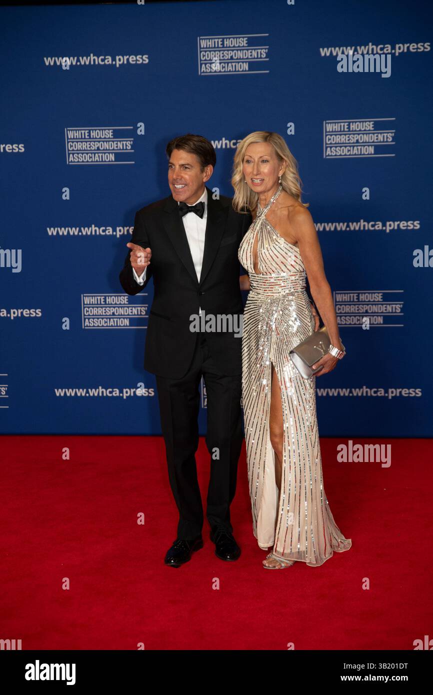 Washington, DC. 26th Apr, 2025. Jon Decker arrives for the 2025 White ...