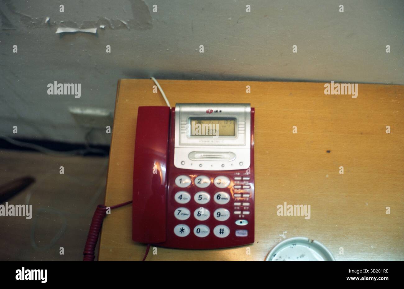 2000s Era Landline Telephone with Display Stock Photo - Alamy