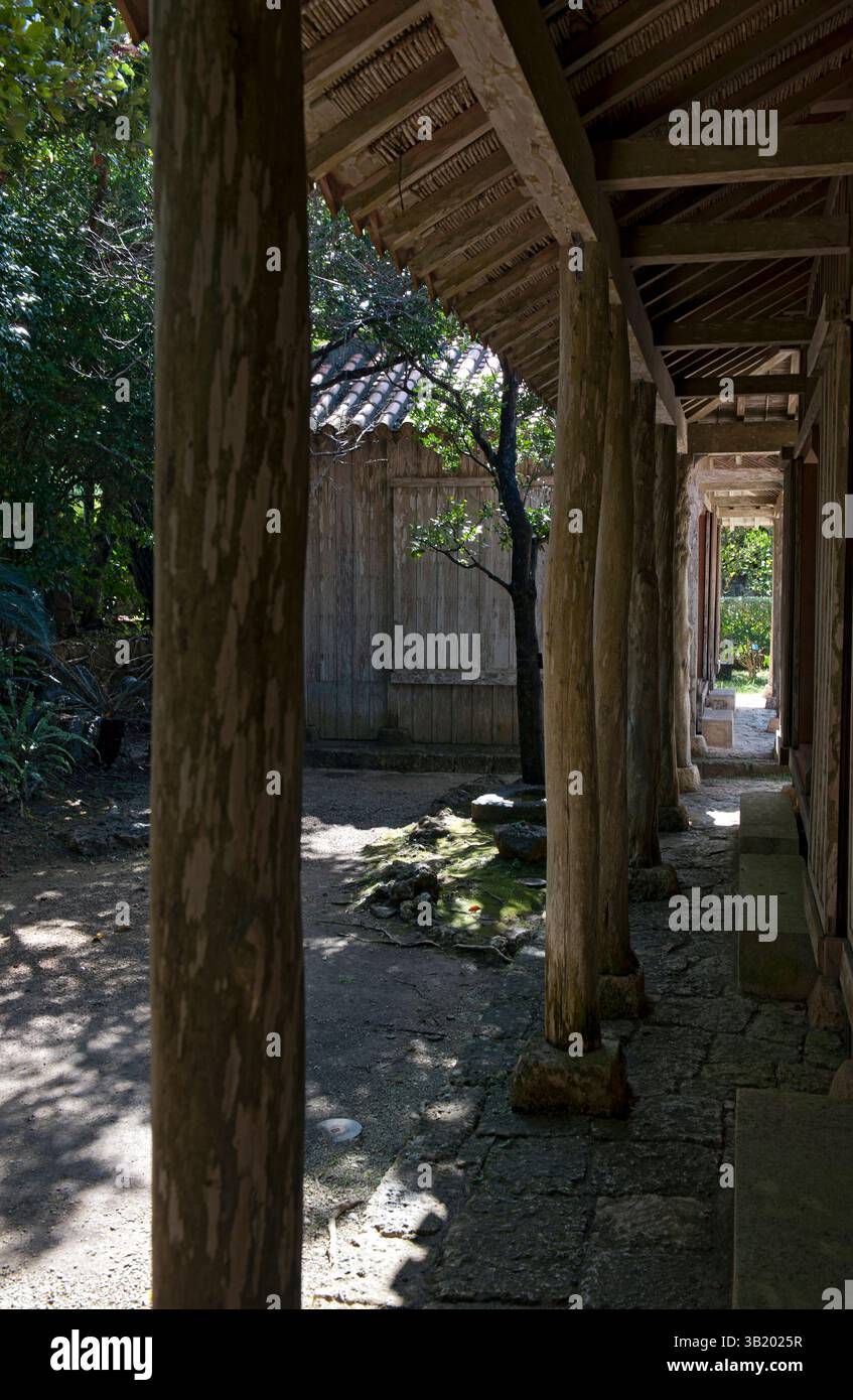 Exterior view of historic residence at Native Okinawan Village in Ocean ...