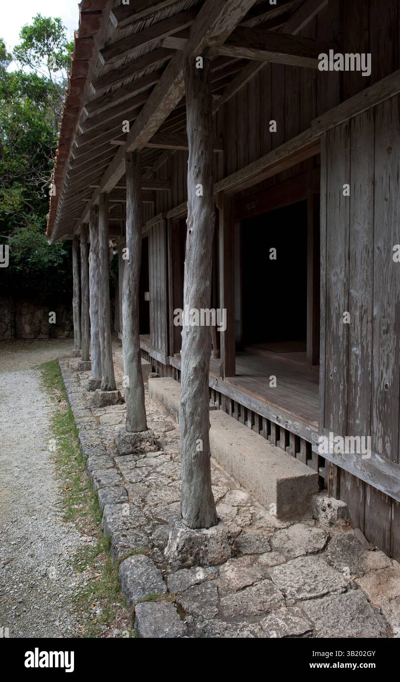 Exterior view of historic residence at Native Okinawan Village in Ocean ...