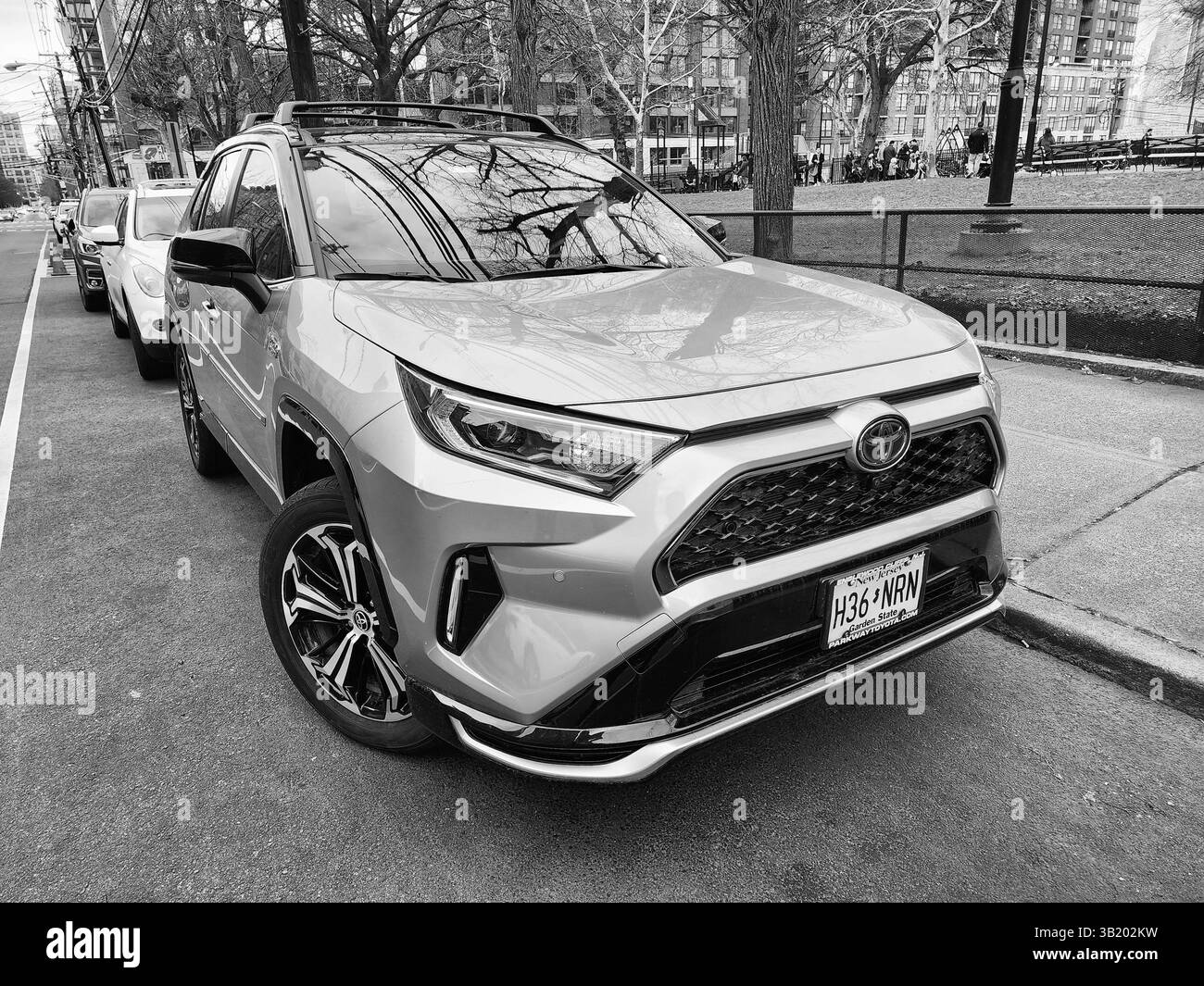 Toyota rav4 prime Black and White Stock Photos & Images - Alamy