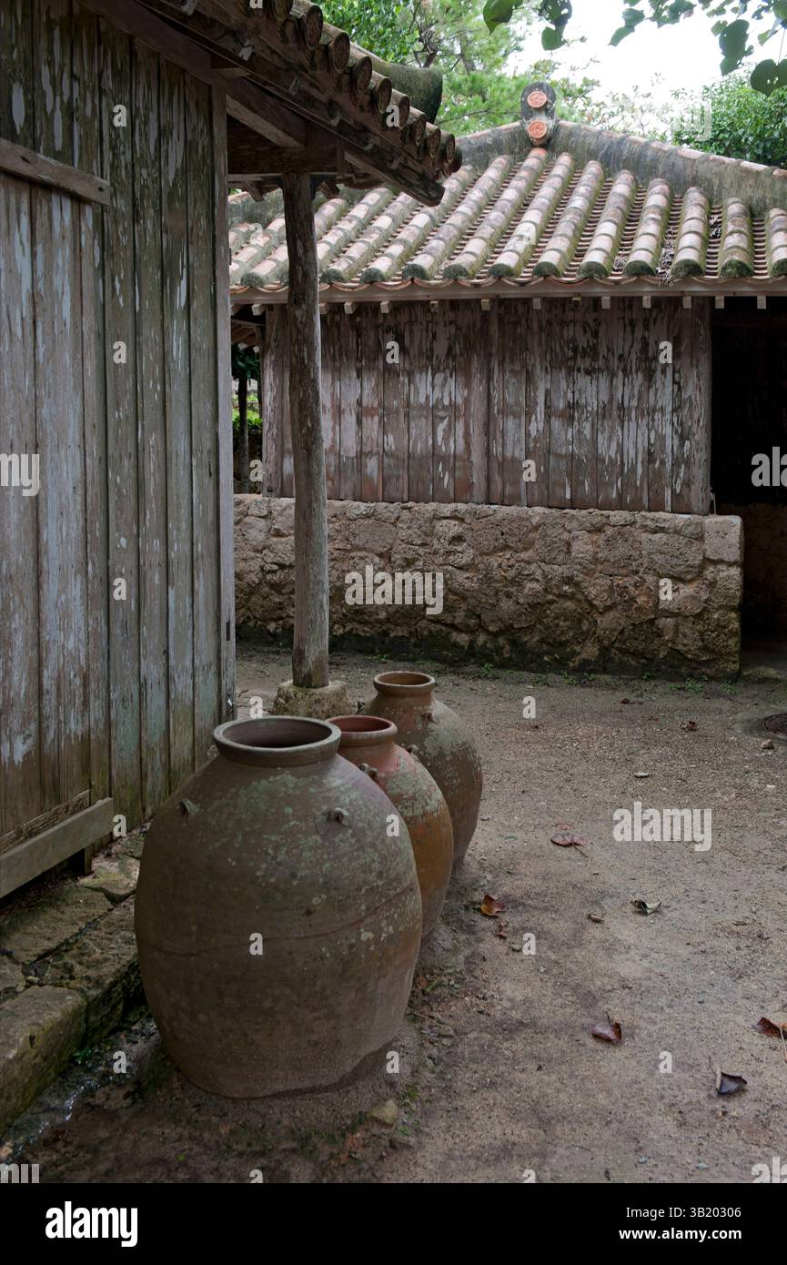 Exterior view of historic residence at Native Okinawan Village in Ocean ...