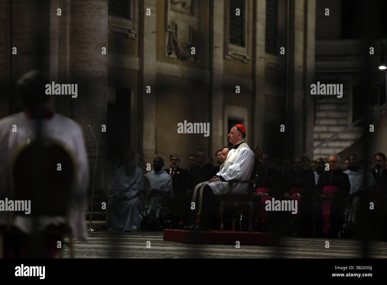 Rome, . 27th Apr, 2025. Rome, 26 April 2025: Cardinal Rolandas ...
