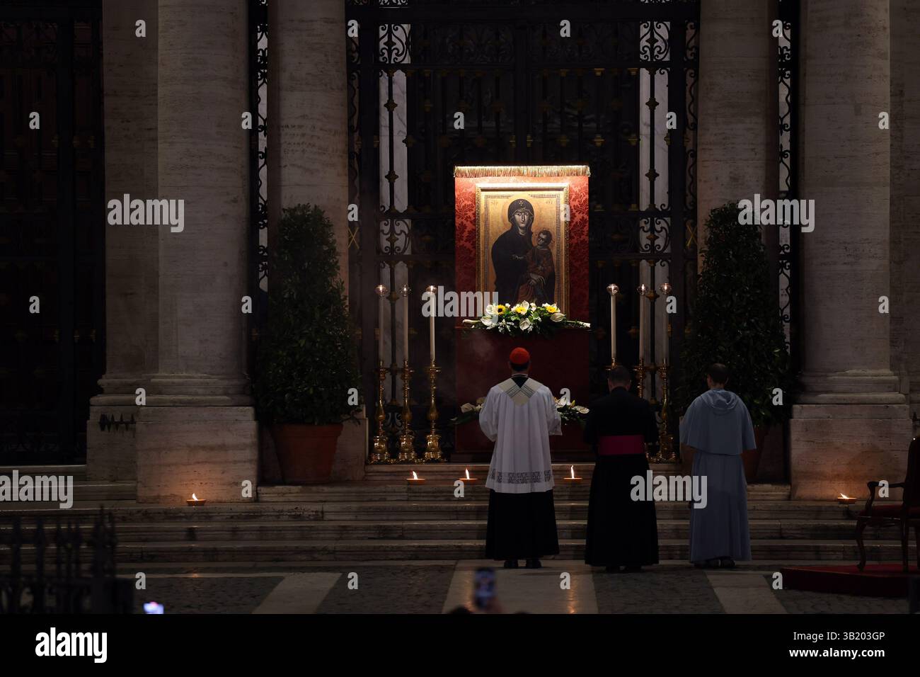 Rome, . 27th Apr, 2025. Rome, 26 April 2025: Cardinal Rolandas ...