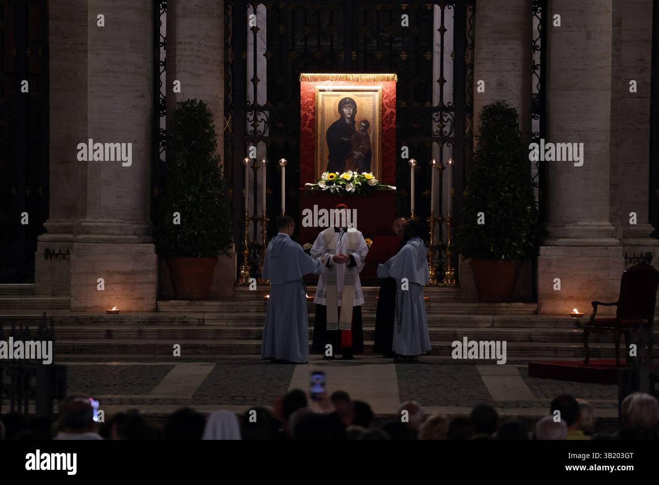 Rome, . 27th Apr, 2025. Rome, 26 April 2025: Cardinal Rolandas ...
