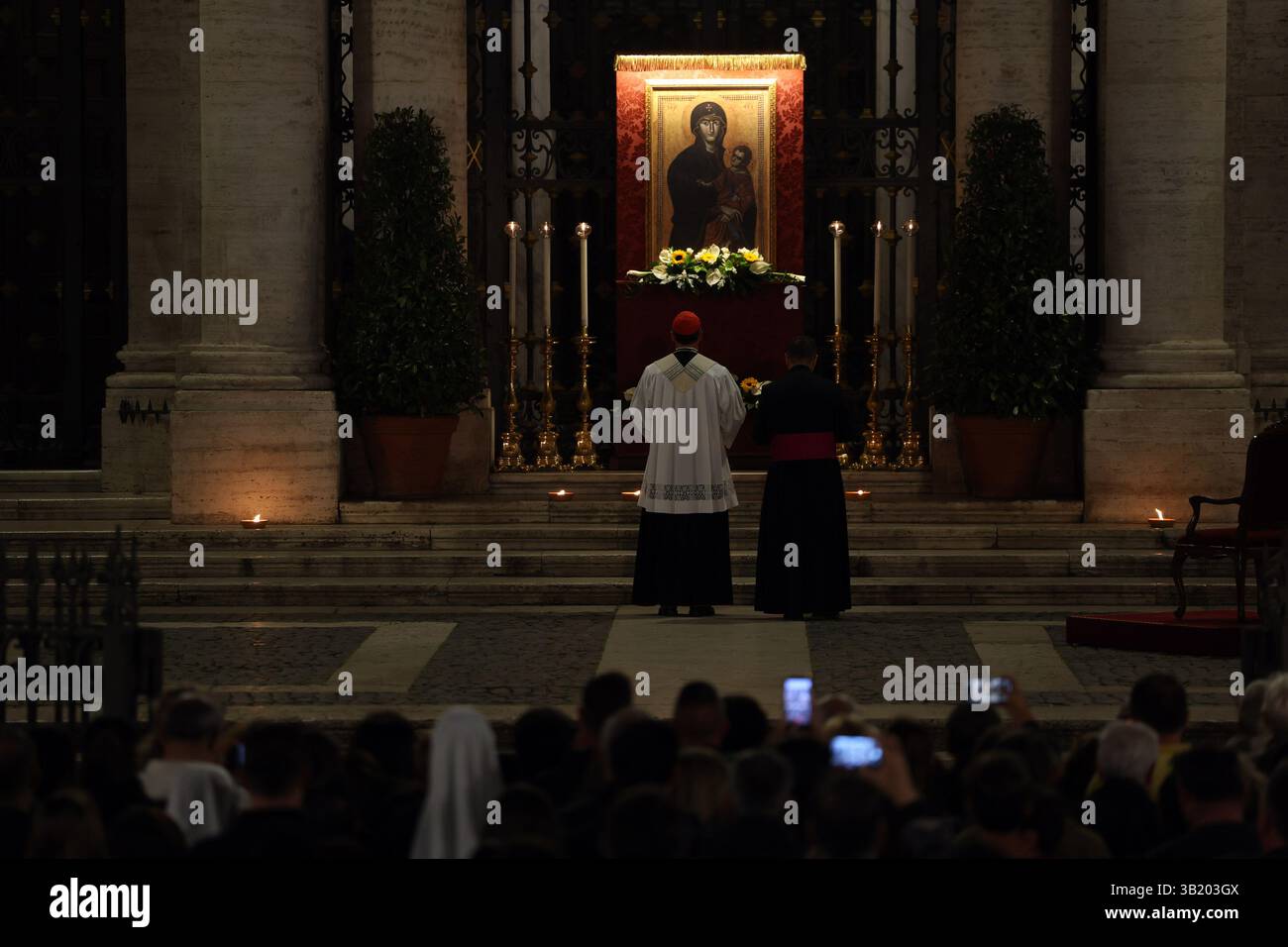 Rome, . 27th Apr, 2025. Rome, 26 April 2025: Cardinal Rolandas ...