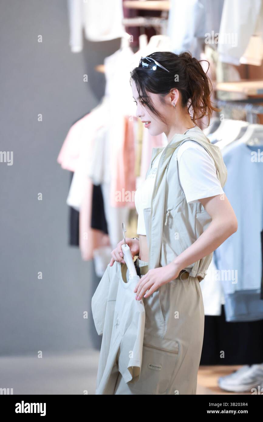 Chinese Yue opera actress-singer Chen Lijun attends an activity in ...