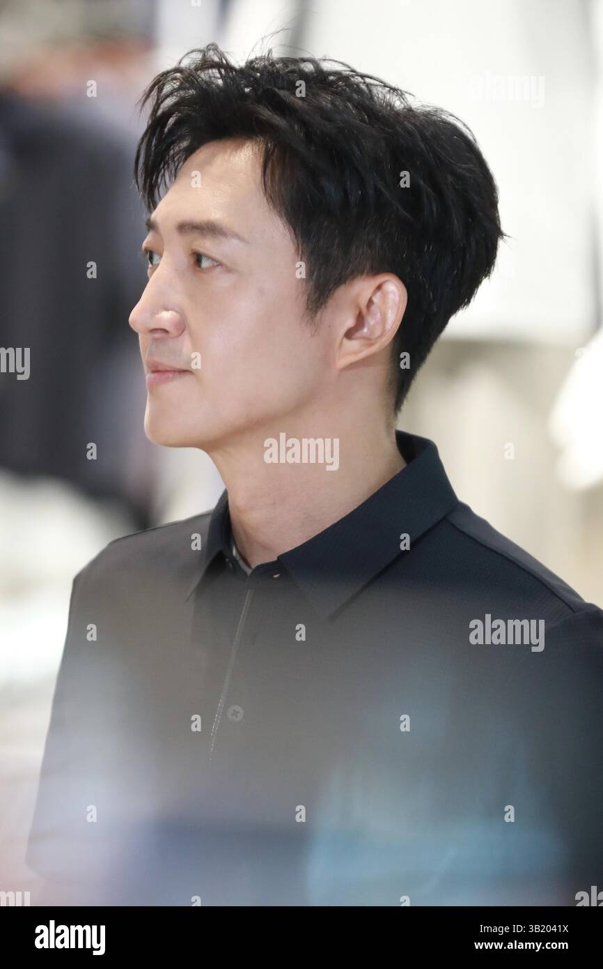 Chinese actor Wang Yang attends an activity in Chengdu City, southwest ...